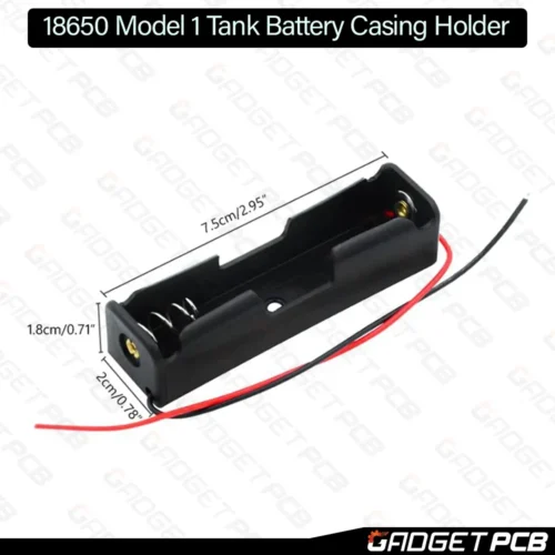 3.7V 18650 1 Tank Rechargeable Battery Holder Price in Bangladsh