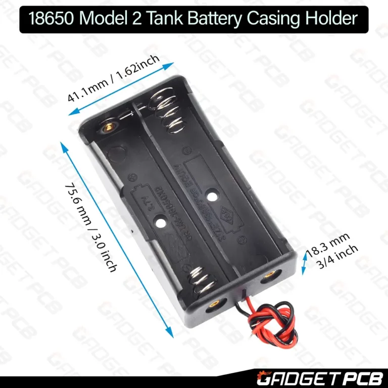 3.7V 18650 2 Tank Rechargeable Battery Holder Price in Bangladsh