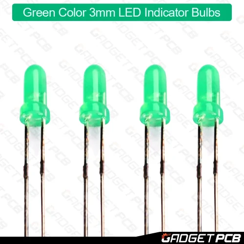Green Color 3mm LED Light 3mm Round LED Price in Bangladsh