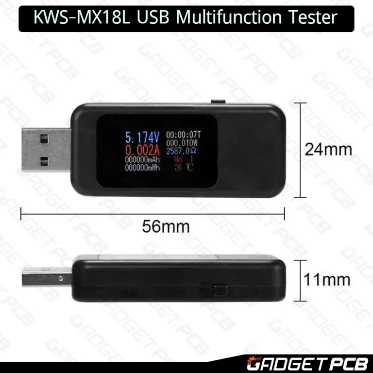 KEWEISI KWS-MX18L Multifunction USB Tester Color Screen USB Tester ...