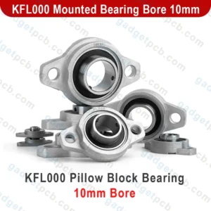 KFL000 Pillow Block Bearing FL000 Mount Bearings Bore 10mm Price in ...
