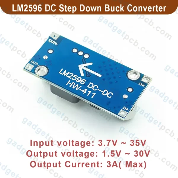LM2596 Buck Converter Module Input 4-35V Output 1.5-30V 3A Price in ...