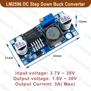LM2596 Buck Converter Module Input 4-35V Output 1.5-30V 3A Price in Bangladsh