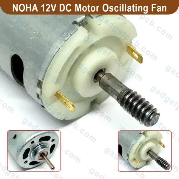NOHA 12V DC Motor 5W DC Oscillating Fan Motor Price in Bangladsh