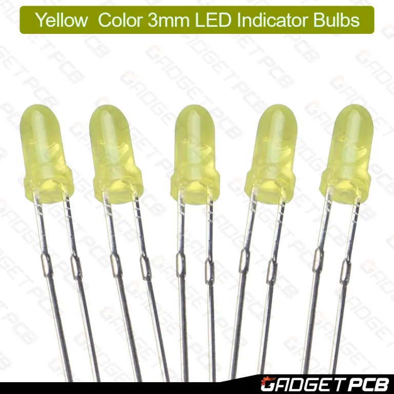 Yellow Color 3mm LED Light 3mm Round LED Bulbs Price in Bangladsh