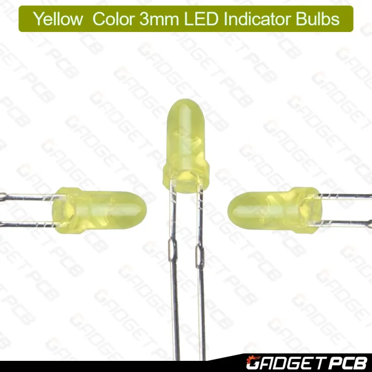 Yellow Color 3mm LED Light 3mm Round LED Bulbs Price in Bangladsh